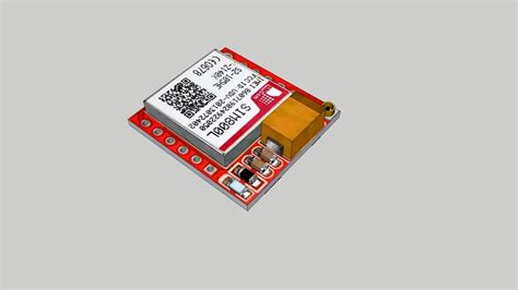 Sim800l 3d Model