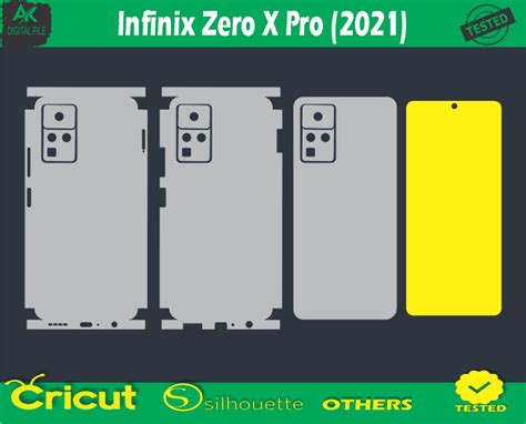 Infinix Zero X Pro Skin Vector Template Free Full Warp