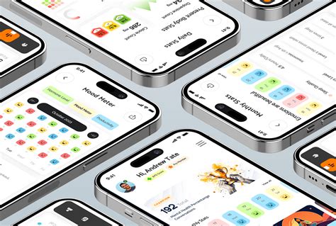 Mood Tracker Mobile App UI Design Behance Mood Tracker Mobile App UI Design Behance