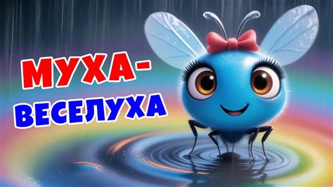 МУХА ВЕСЕЛУХА весела дитяча пісенька Пісні для дітей Пушинка ТВ Youtube