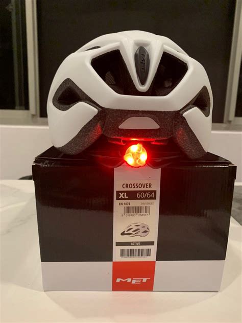 MET crossover helmet, Sports Equipment, Bicycles & Parts, Parts ...