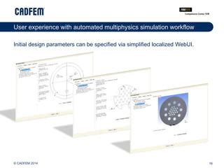 ANSYS EKM Based Strategy For Integrated Multiphysics Simulation Workflow Automation PPTX