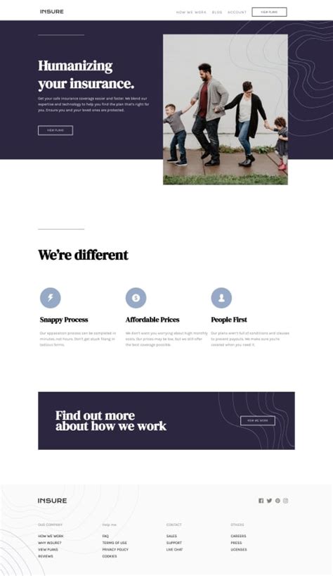 Frontend Mentor Insure Landing Page Coding Challenge Solution