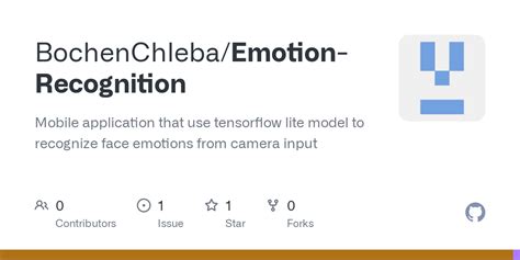 GitHub BochenChleba Emotion Recognition Mobile Application That Use Tensorflow Lite Model To