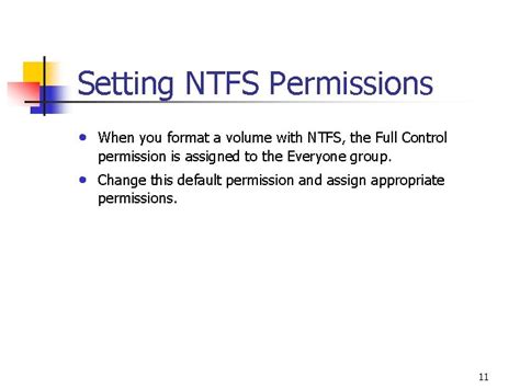 Introduction To Ntfs Permissions Assign Ntfs Permissions To