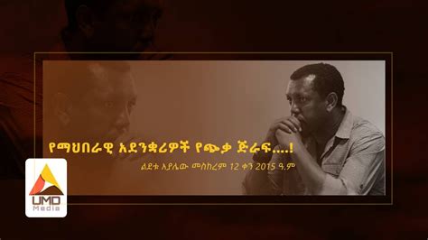 የማህበራዊ አደንቋሪዎች የአቶ ልደቱ አያሌው ግብረ መልስ Youtube