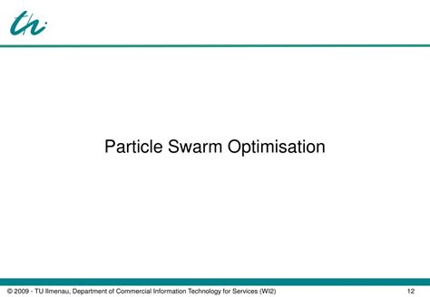 Ppt Staff Scheduling With Particle Swarm Optimisation And Evolution