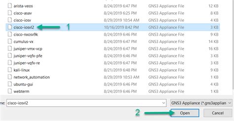 Import Gns3 Appliance Gns3 Documentation