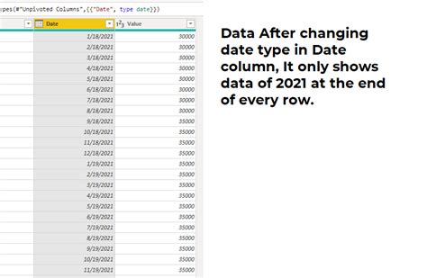 I Am Getting Error In Power BI While Changing Date Type Stack Overflow