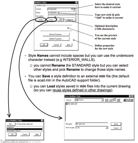 Creating Mlines Tutorial Autocad