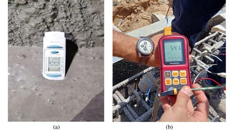Measuring The Temperature Of Concrete Using The Display Unit Download