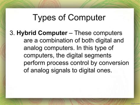 Types And Classification Of Computer Pptx Types And Classification Of Computer Pptx