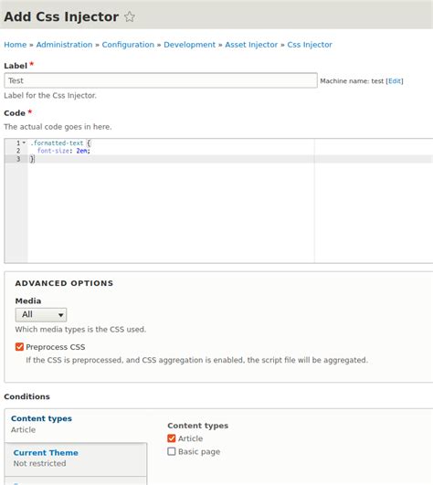 Creating And Saving A Cssjavascript Injector Causes A Wsod On Drupal 9