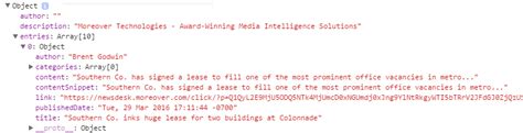 Jquery Array Not Pulling All Data From Rss Feed Parser Stack Overflow