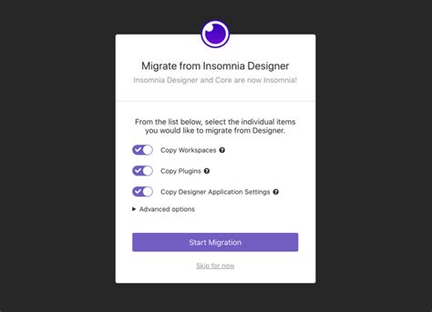migrate from designer insomnia docs