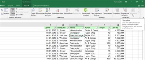Zwischensumme Excel Nervt