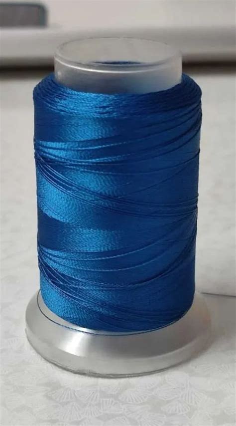 Blue Rayon Embroidery Thread Packaging Type Reel At ₹ 25piece In