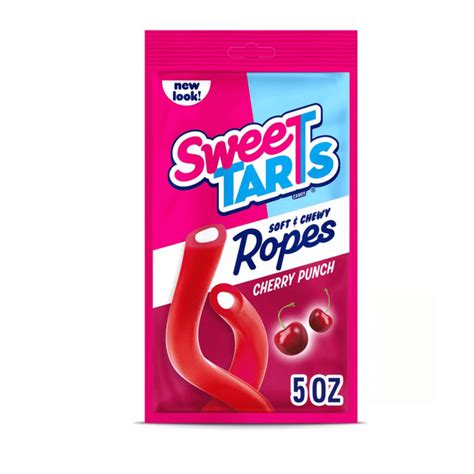 Sweetarts Soft And Chewy Ropes Cherry Punch 12 Count Case Of 5 Oz Bags