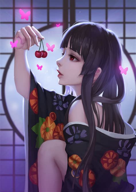Enma Ai Jigoku Shoujo Drawn By Aojiao Pinru Danbooru