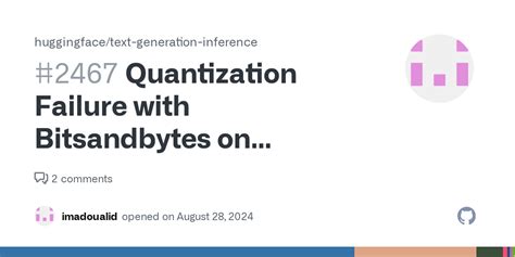 Quantization Failure With Bitsandbytes On Sagemaker Tgi Deployment Compatibility Issue Issue