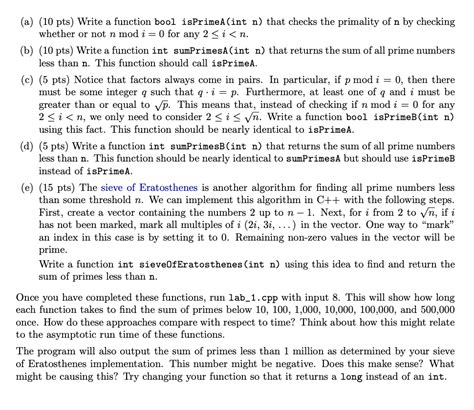Solved The Goal Of This Lab Is To Start Thinking In Terms Of Chegg