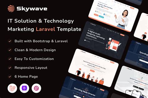 Skywave It Solution Technology Laravel Template