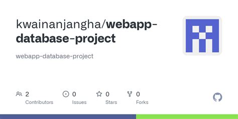 GitHub Kwainanjangha Webapp Database Project Webapp Database Project