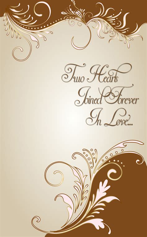 Wedding Program Cover Template G