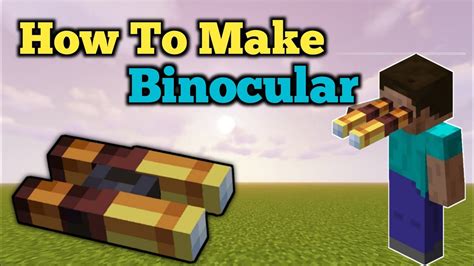 How To Make Binoculars In Minecraft Youtube