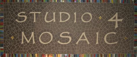 Mosaic Is A Great Way Of Adding Text For Example This Sign Outside My