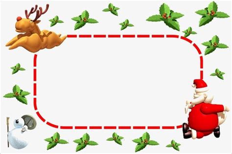 경계 장식 틀 일러스트 Png 경계 이미지 벡터 Psd 파일 Pngtree 배경 산타 클로스 경계