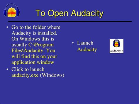 PPT Audacity PowerPoint Presentation Free Download ID 799130