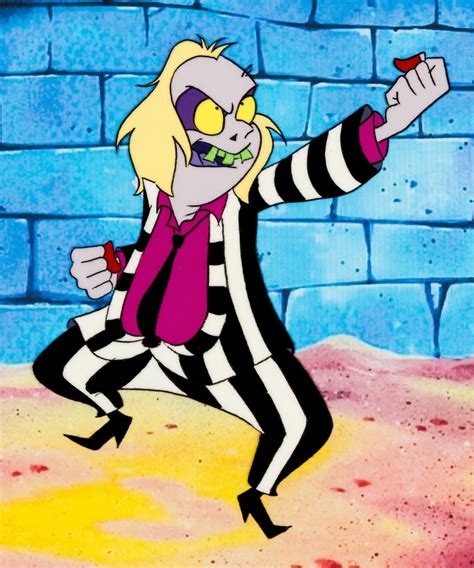 Beetlejuice Animated Series Original Cel Animation Scanned By Heritage