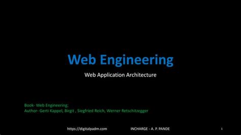 web engineering web application architecture pdf