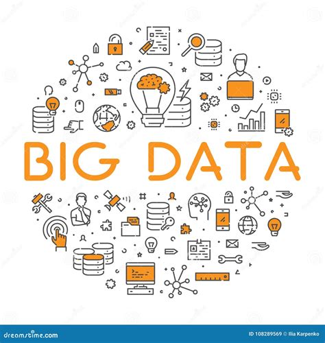 Vector Line Web Banner For Big Data Stock Illustration Illustration Of Abstract Network