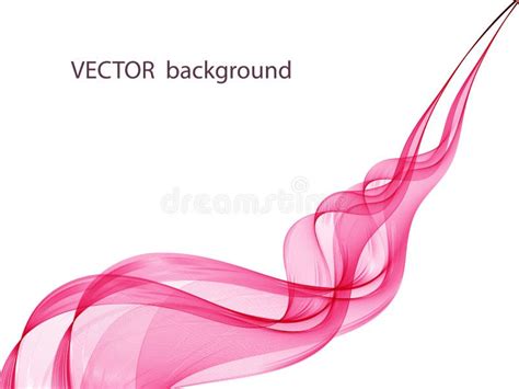 Abstract Soft Design Pattern With Pink Wavy Lines In Elegant Dynamic