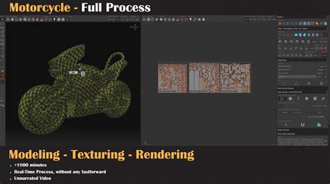 Artstation Motorcycle Tutorial Full Process Tutorials