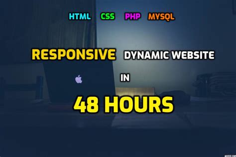 Do Responsive Dynamic Website By Php And Mysql In 48 Hours By Mehedi