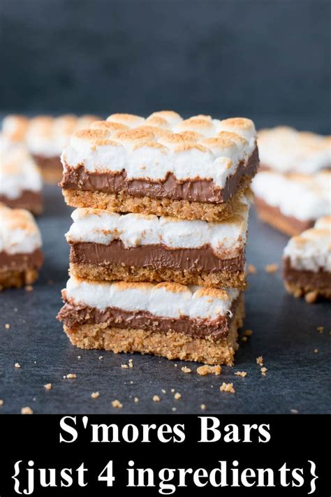 Mini Graham Cracker Crust Smores With Hershey Bars At Max Redfern Blog