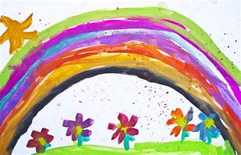 Drawings Of Rainbow Flower At David Mcgraw Blog
