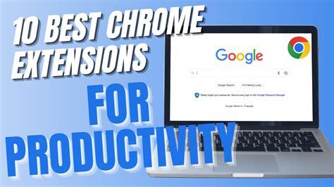 The 10 Best Chrome Extensions to Boost Productivity - YouTube