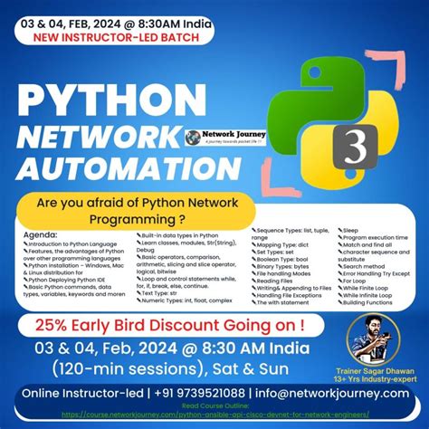 sagar dhawan on linkedin python networkautomation onlinecourse