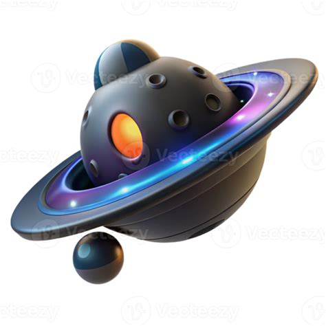 Futuristic Spaceship Design 3d Render 56409294 Png