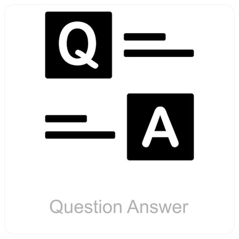 Respuesta A La Pregunta Vector Premium