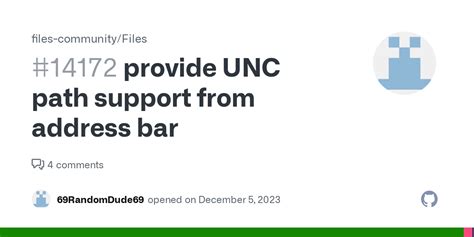 Provide Unc Path Support From Address Bar · Issue 14172 · Files Communityfiles · Github