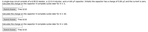 Solved A Single Loop Circuit Consists Of A Resistor Chegg