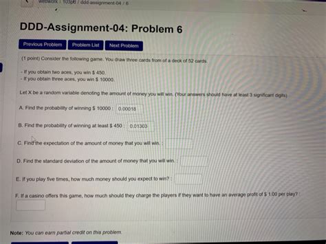 solved webwork 103pt ddd assignment 04 6