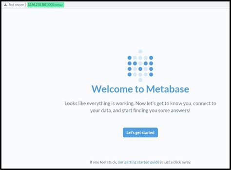 Metabase Installation On AWS EC Home