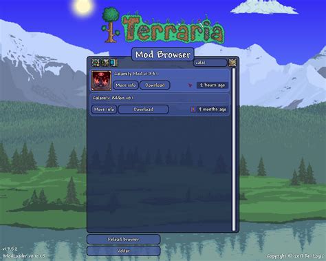 a visual glitch in mod browser · issue 391 · tmodloader tmodloader