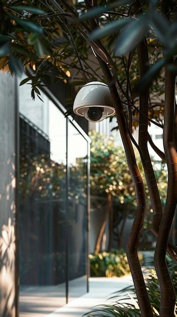 Modern Multilayered Security Camera System Premium Ai Generated Image